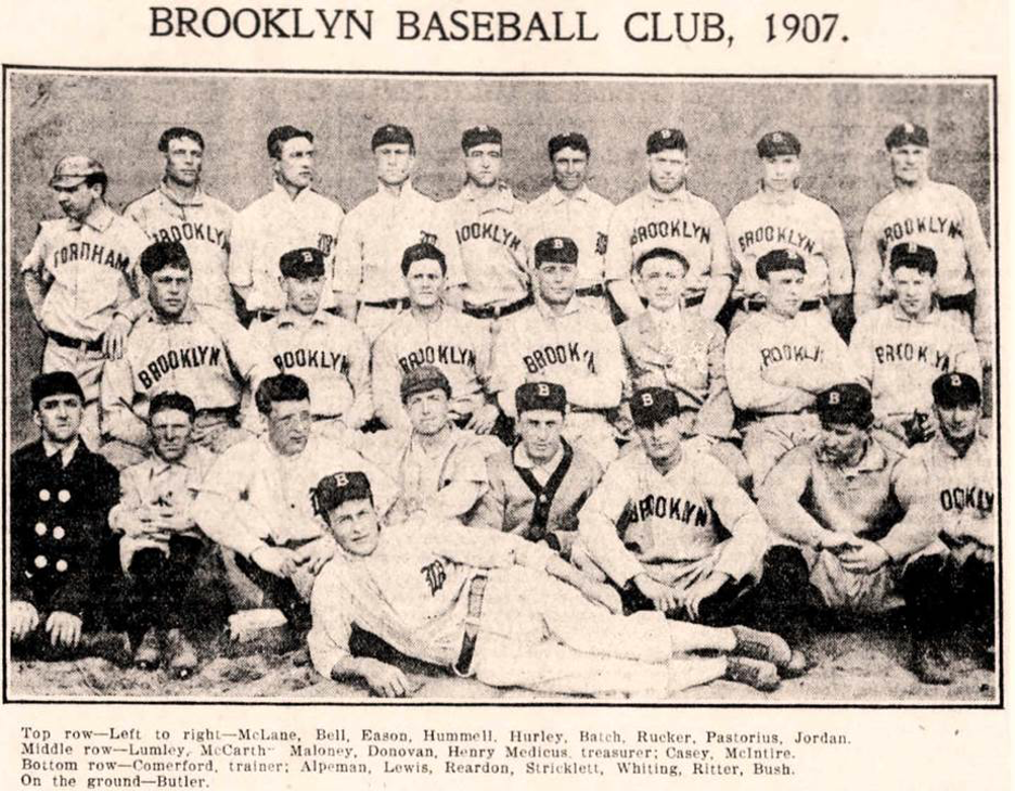 Revisiting the 1910 Brooklyn Superbas – SABR's Pictorial History Committee
